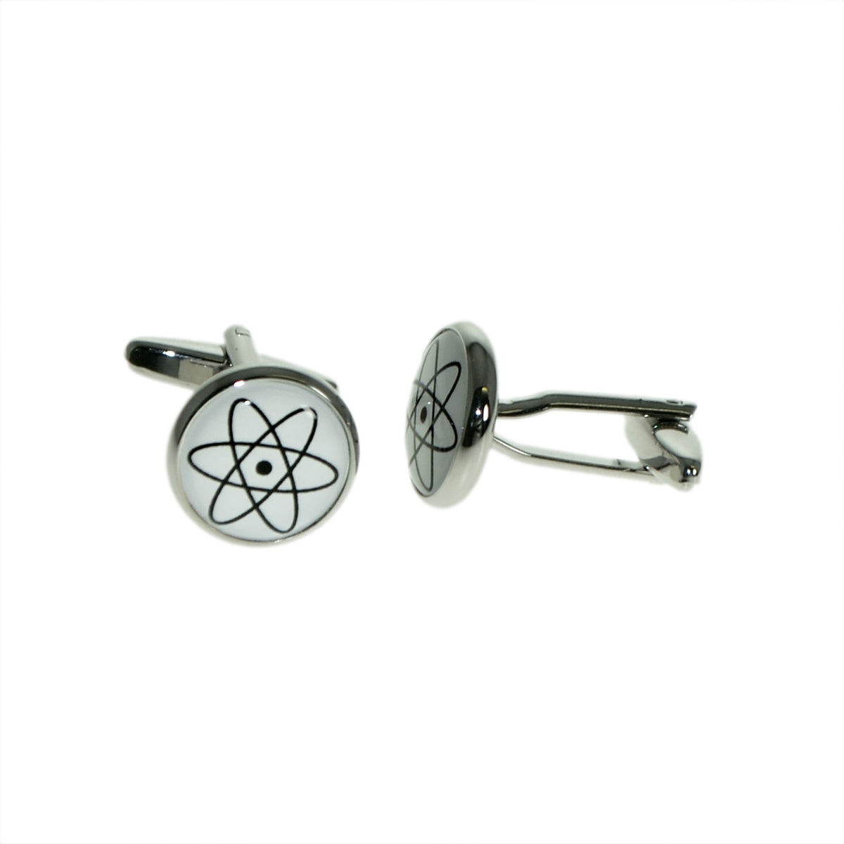 Atomic Structure Cufflinks - Polished Finish Science Accessory – Ashton ...