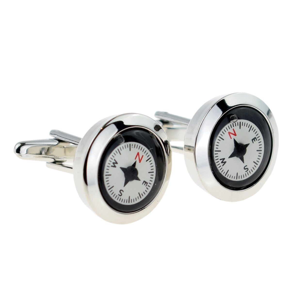 Real Working Compass Cufflinks – Functional Gift – Ashton and Finch