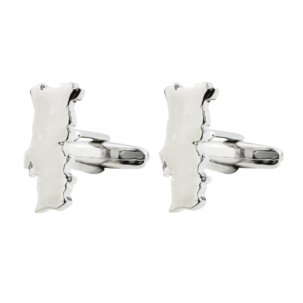 Portugal Outline Map Cufflinks – Ashton and Finch